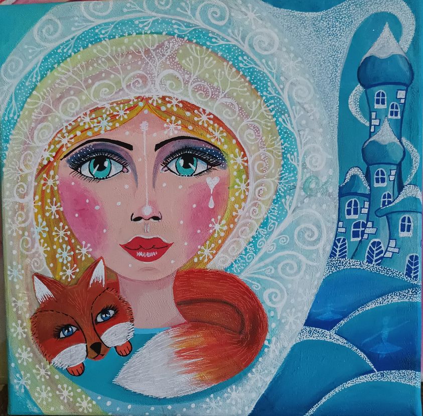 Paní zima. – Potvor - pomáhat tvořit