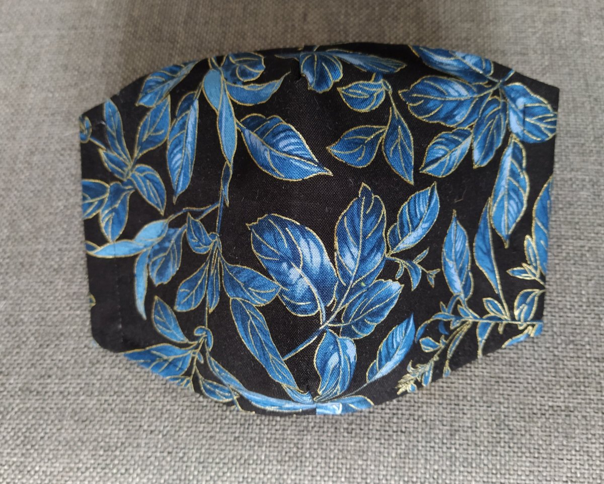 Rouška Designová Noční lístečky – Potvor - pomáhat tvořit