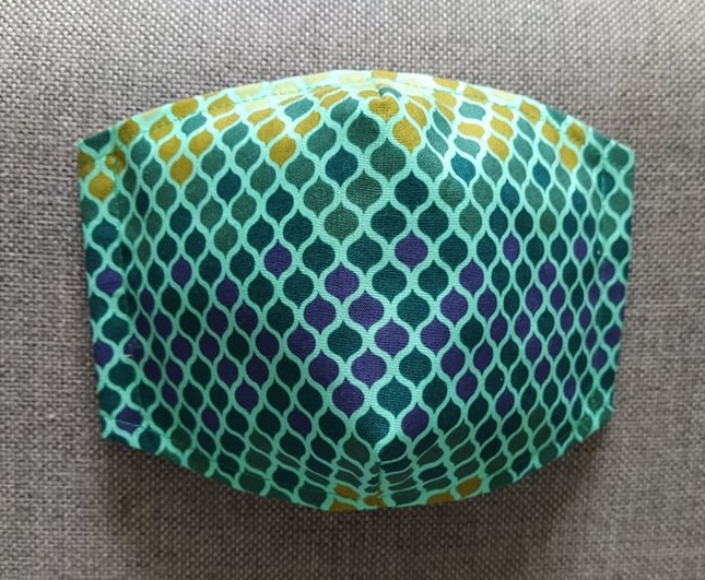 Rouška Designová Hadí šupinky – Potvor - pomáhat tvořit