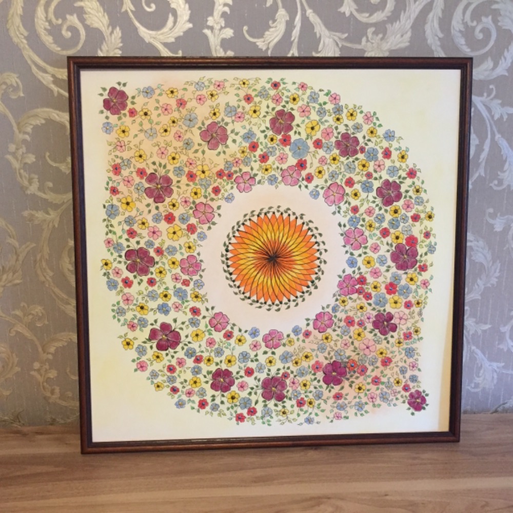 Květinová Mandala Potvor Pomáhat Tvořit