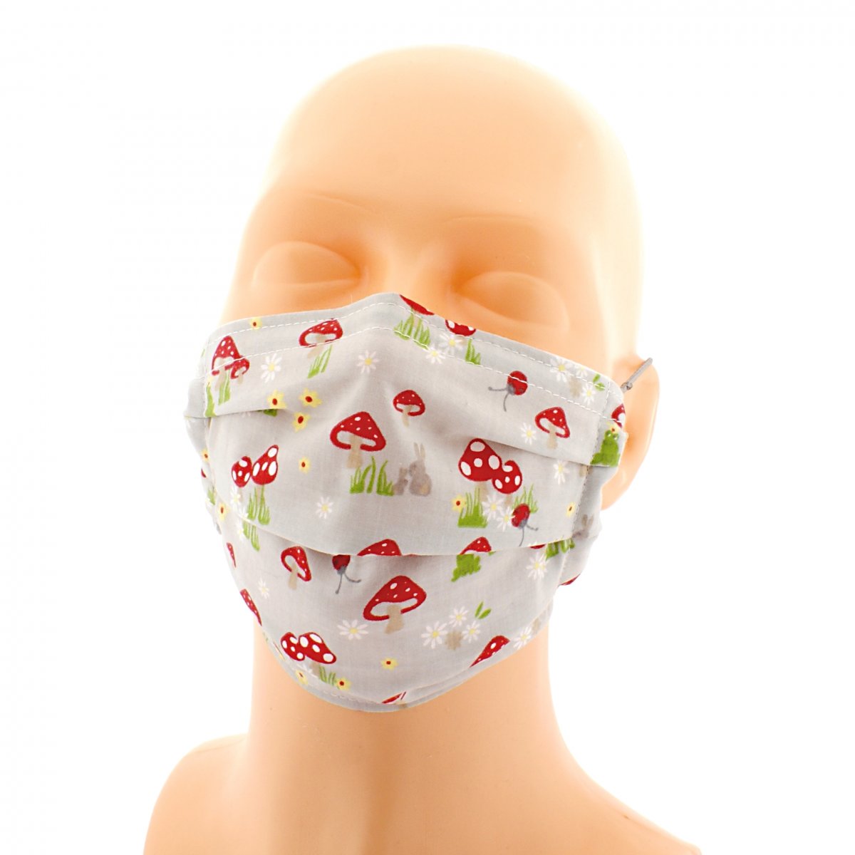 Rouška bavlněná dvouvrstvá ústenka – Potvor - pomáhat tvořit