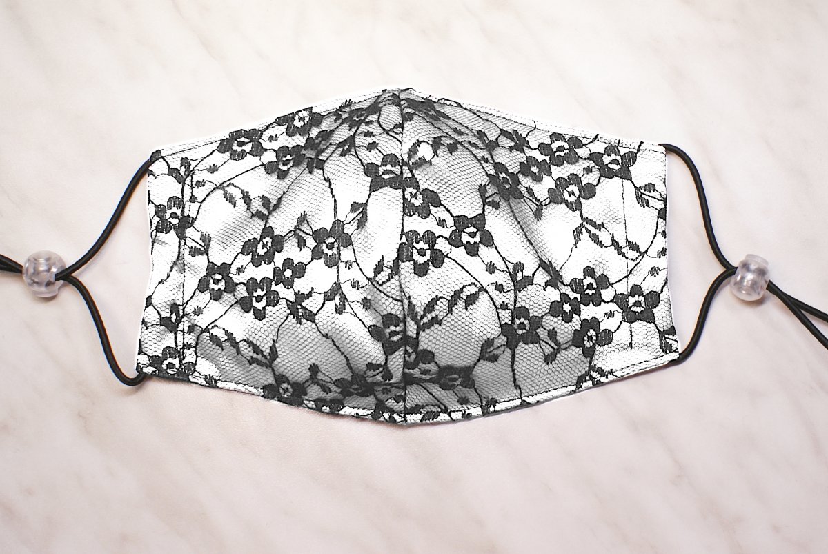 krajková rouška dámská ústenka, společenská rouška dámská, elegantní ...