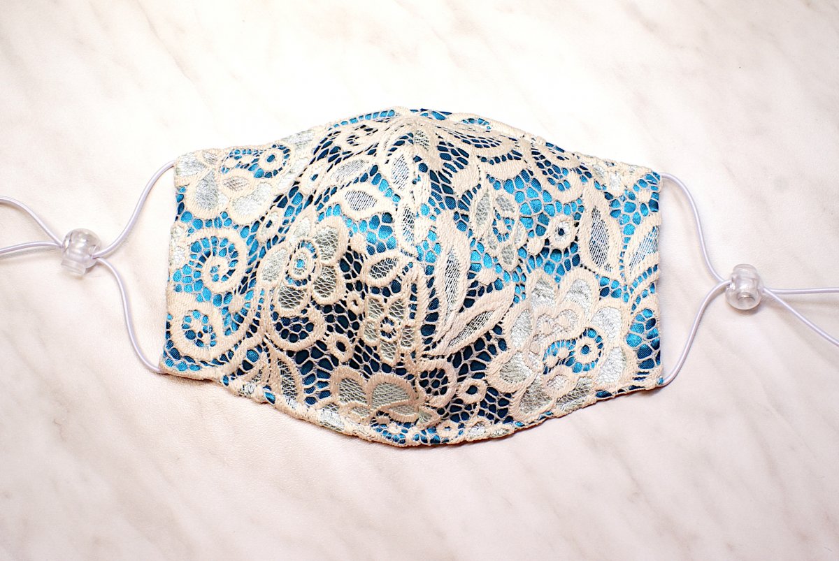 svatební rouška krajková rouška společenská dámská ústenka – Potvor ...