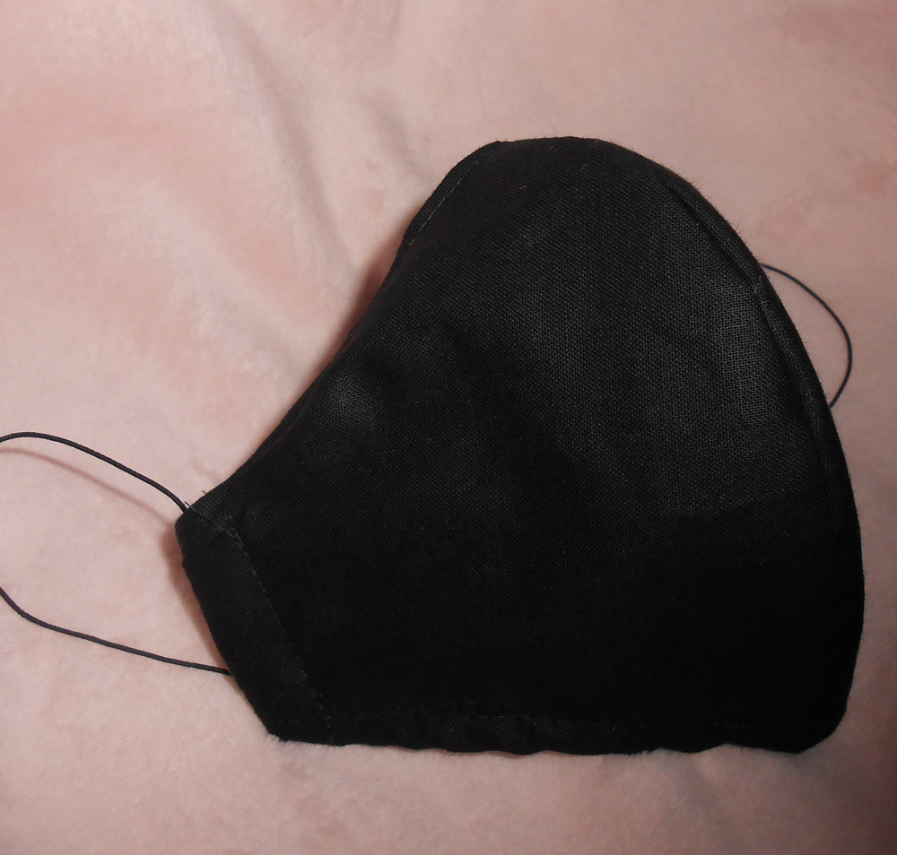 Černá pánská rouška – Potvor - pomáhat tvořit