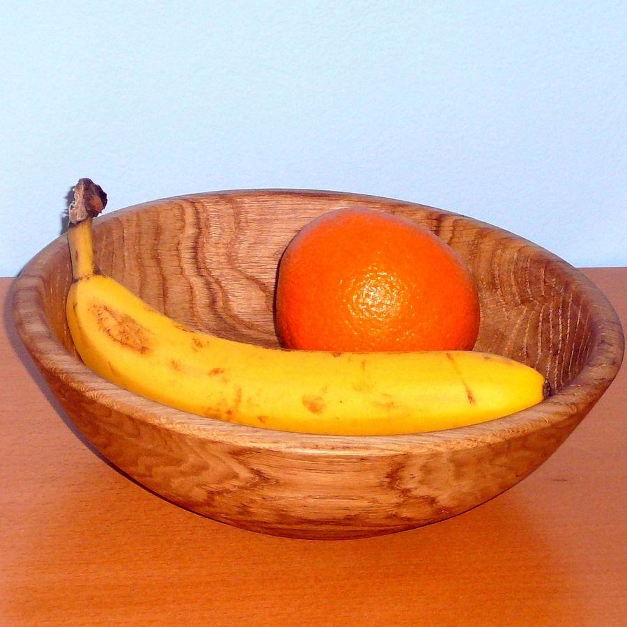 Dřevěná Miska 440 Dub 26 Cm Potvor Pomáhat Tvořit