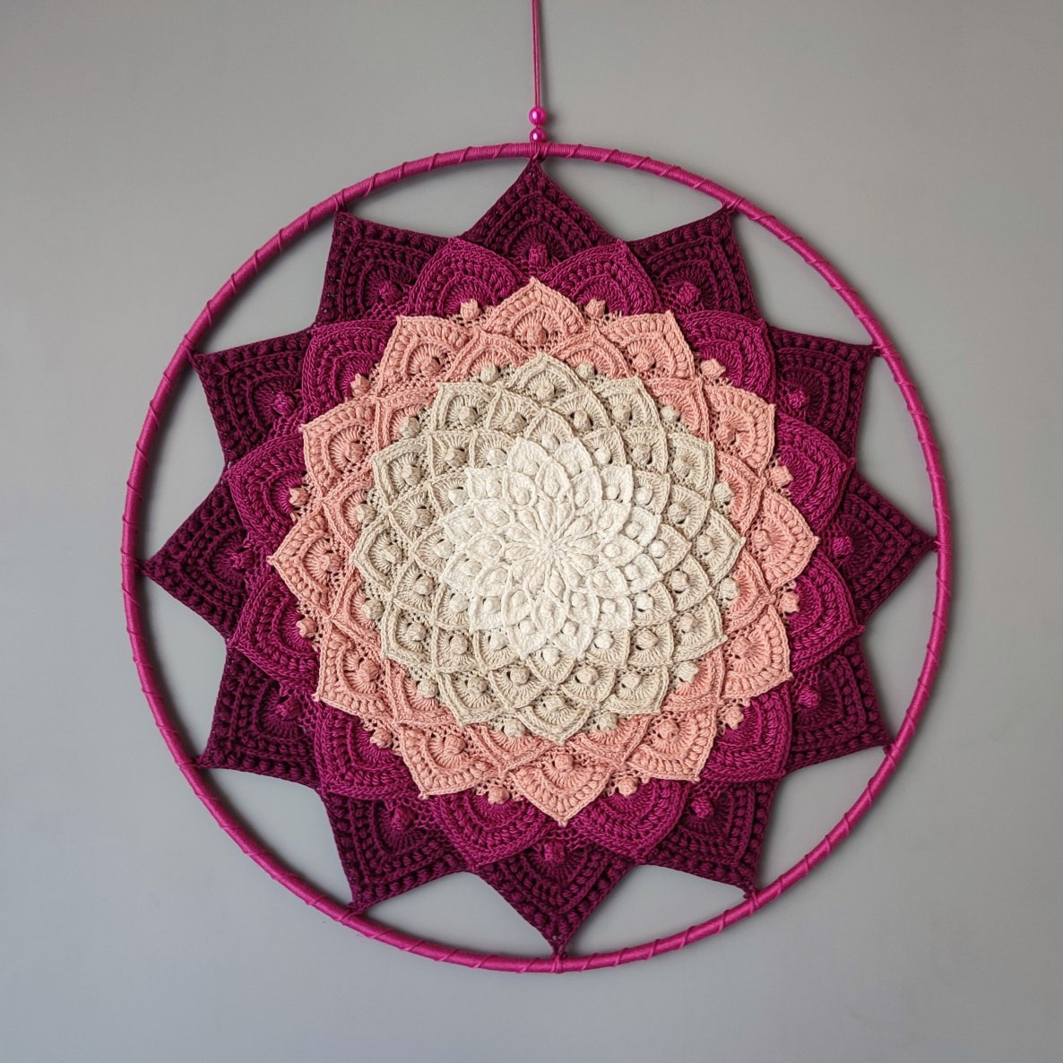 Mandala Lotosový Květ 3d Průměr 35 Cm Potvor Pomáhat Tvořit