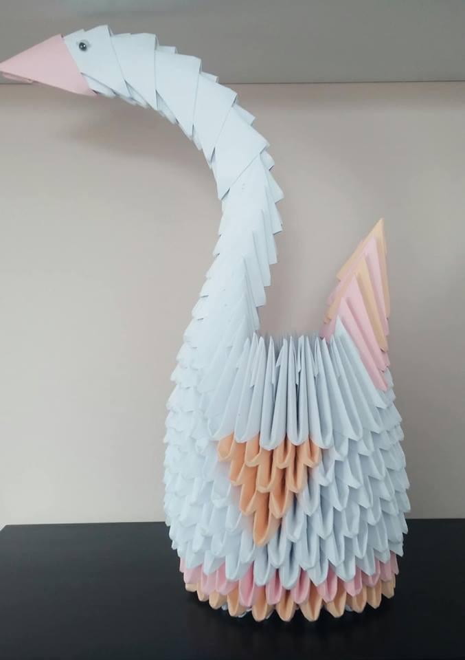 Origami: labuť – Potvor - pomáhat tvořit