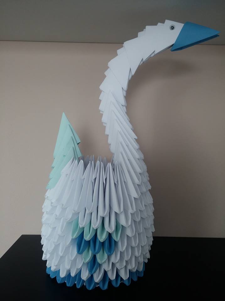 Origami: labuť – Potvor - pomáhat tvořit