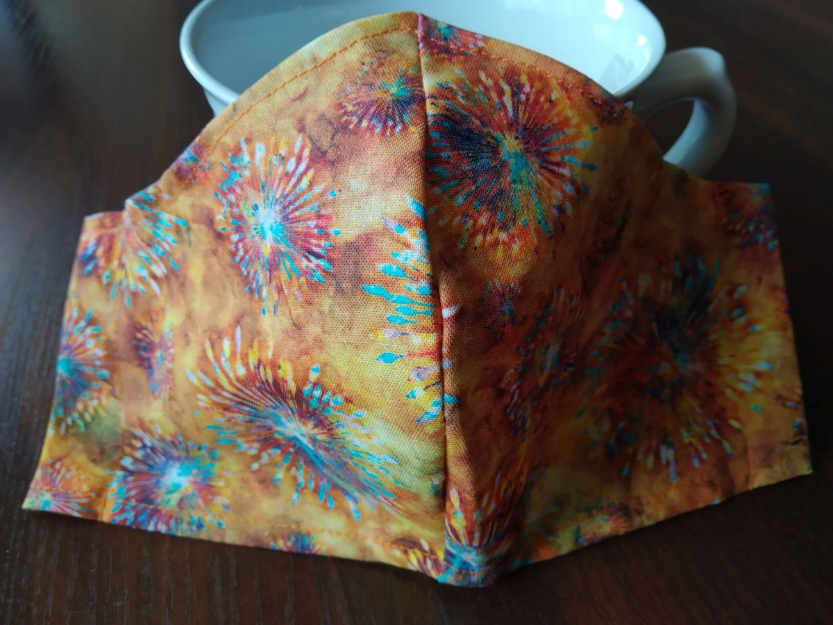 Jednovrstvá rouška designová – Potvor - pomáhat tvořit