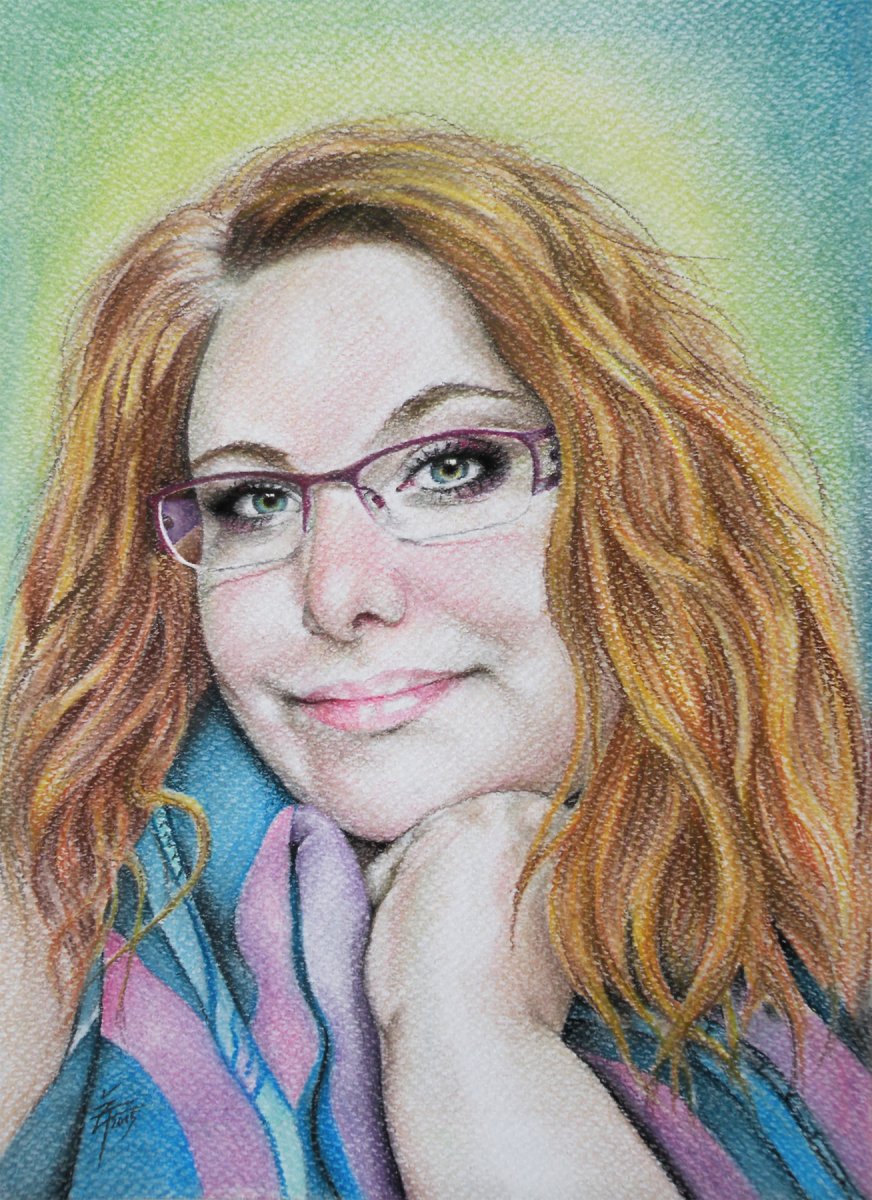 Kresba portrétu Soft pastelem – Potvor - pomáhat tvořit