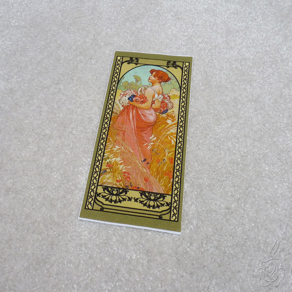 Bavlněný Panel Alfons Mucha Léto Potvor Pomáhat Tvořit
