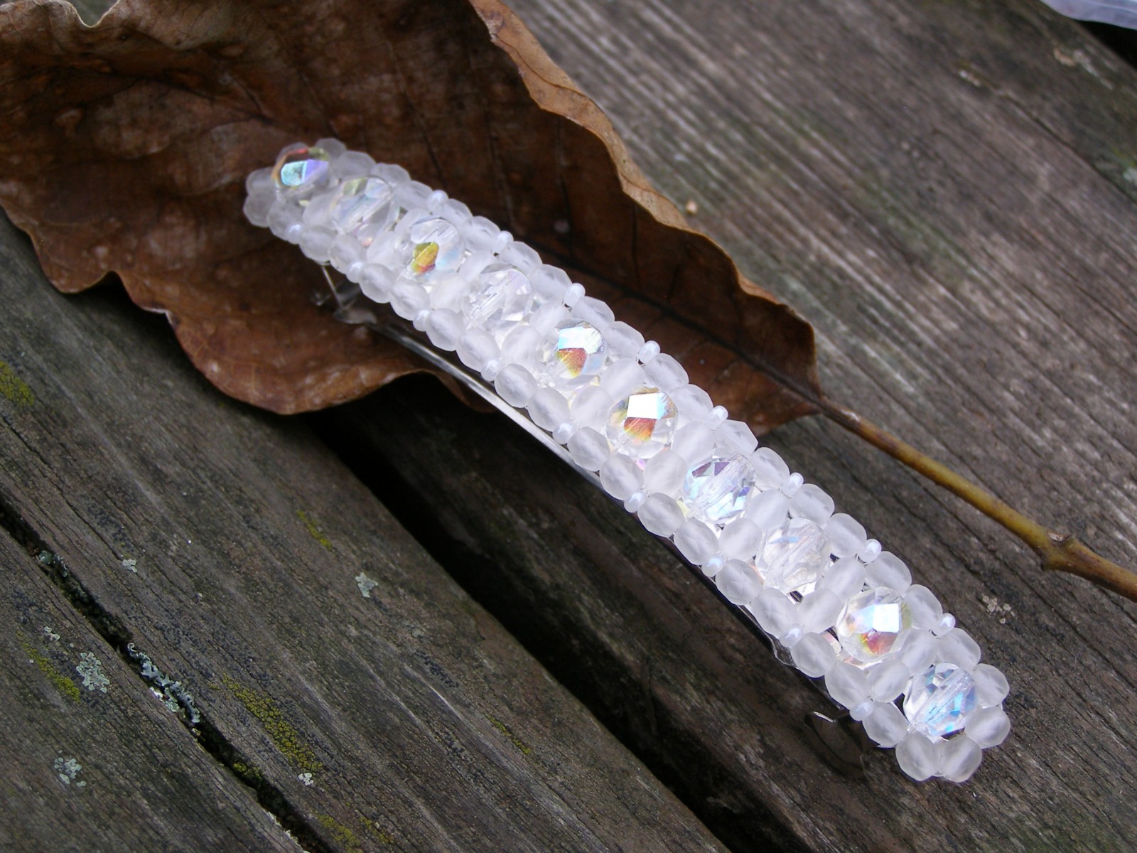 Bílá francouzská spona, velká – Potvor - pomáhat tvořit