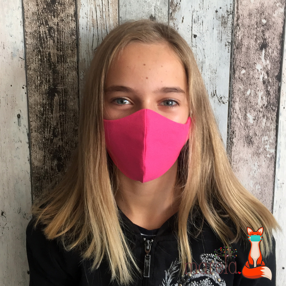 Rouška sytě růžová – Potvor - pomáhat tvořit