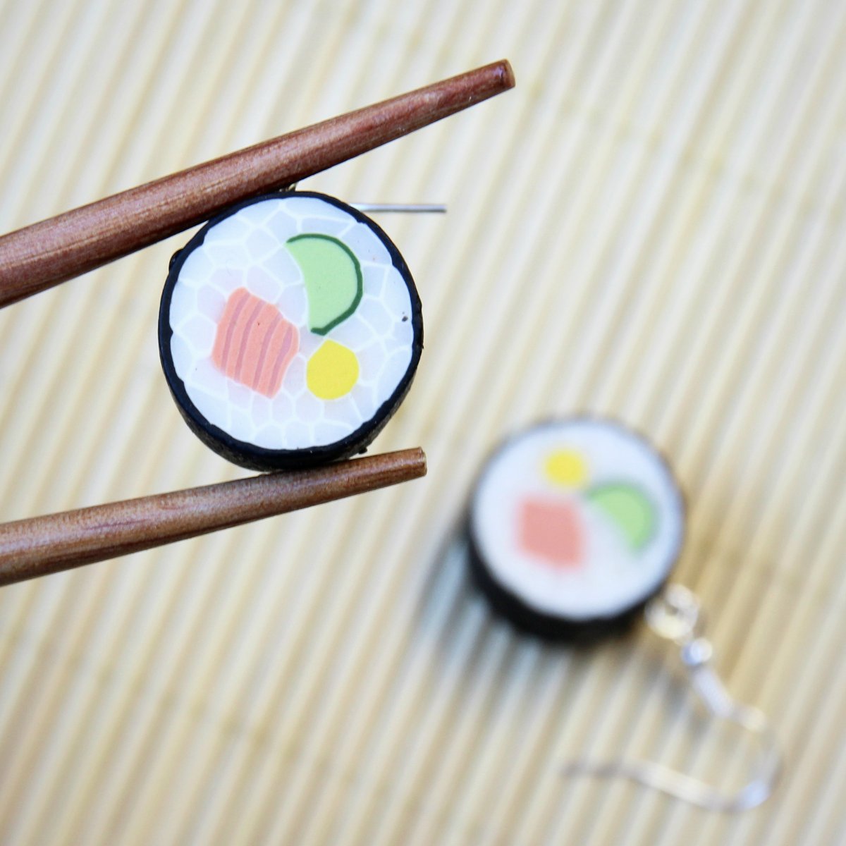 Sushi Náušnice Potvor Pomáhat Tvořit